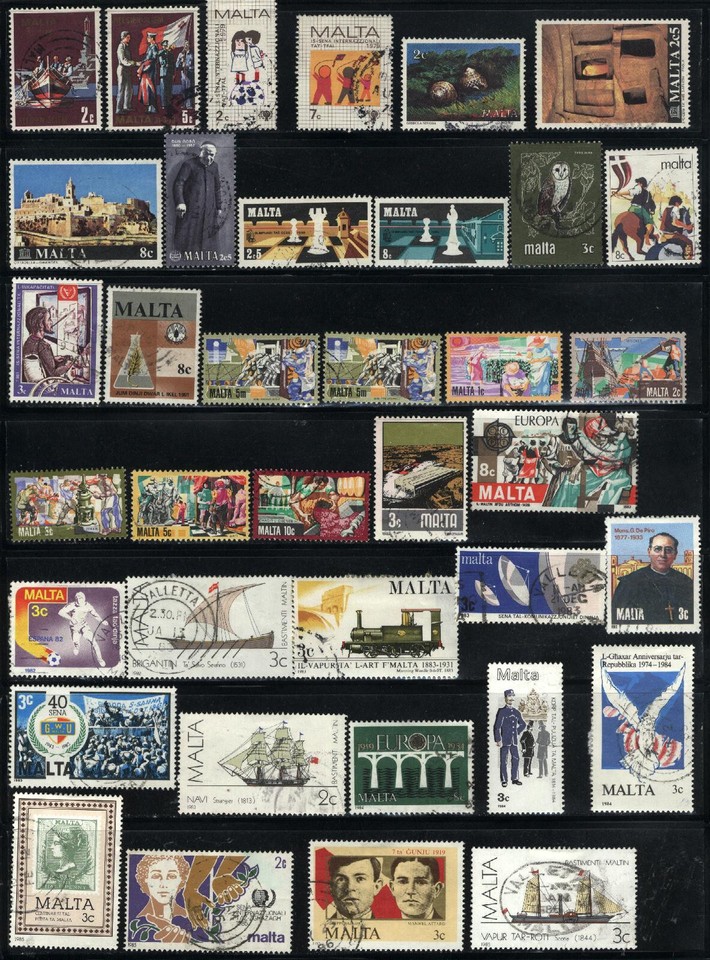 Malta - 81 mixed stamps....Years 1971 to 1985 | eBay
