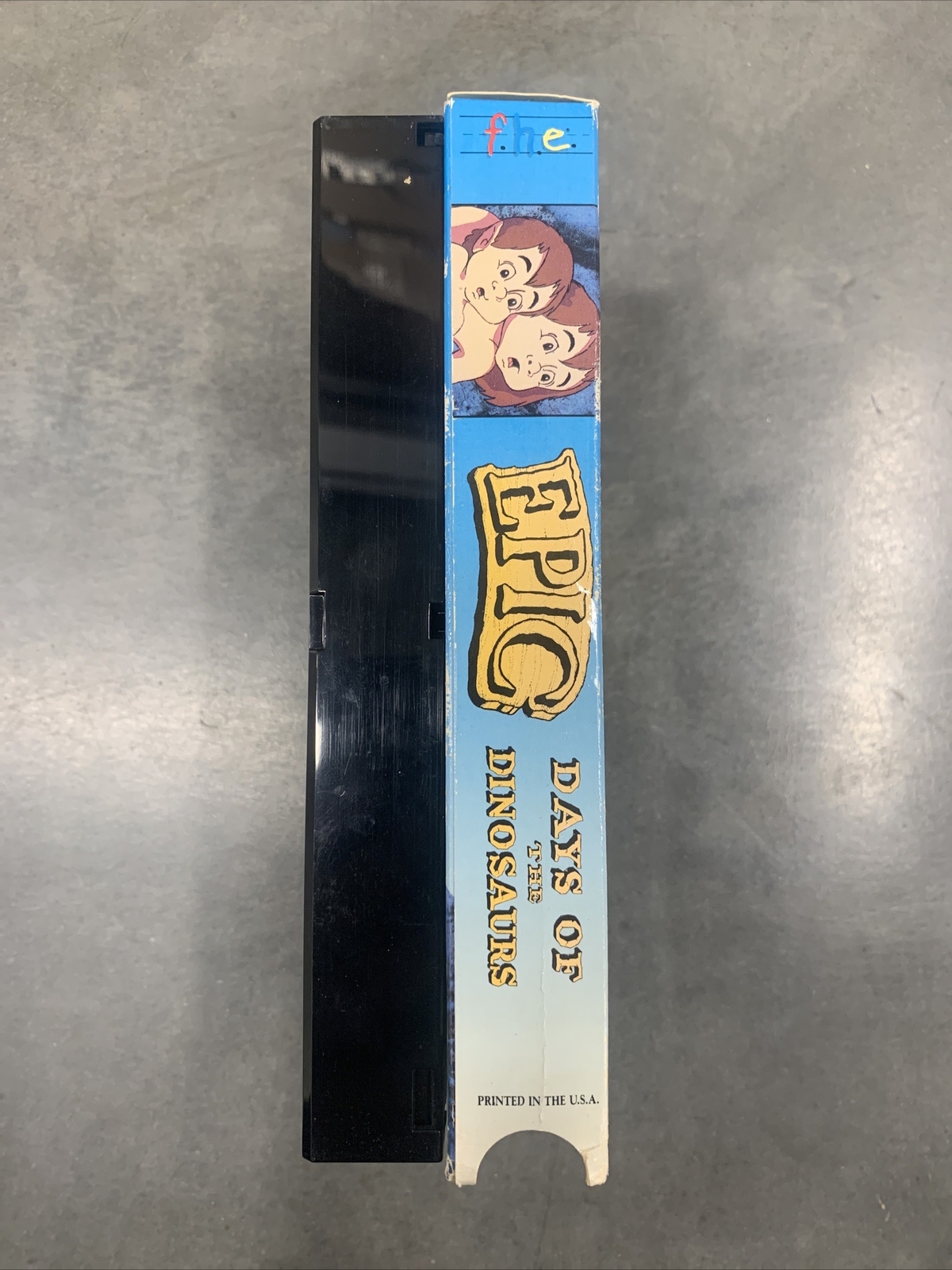 F.H.E. Epic Days of the Dinosaurs VHS Video Tape Rare FHE John Huston ...