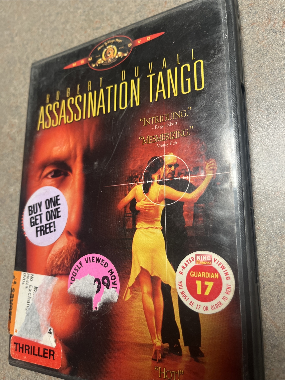 Assassination Tango (DVD 2003) Robert Duvall | eBay
