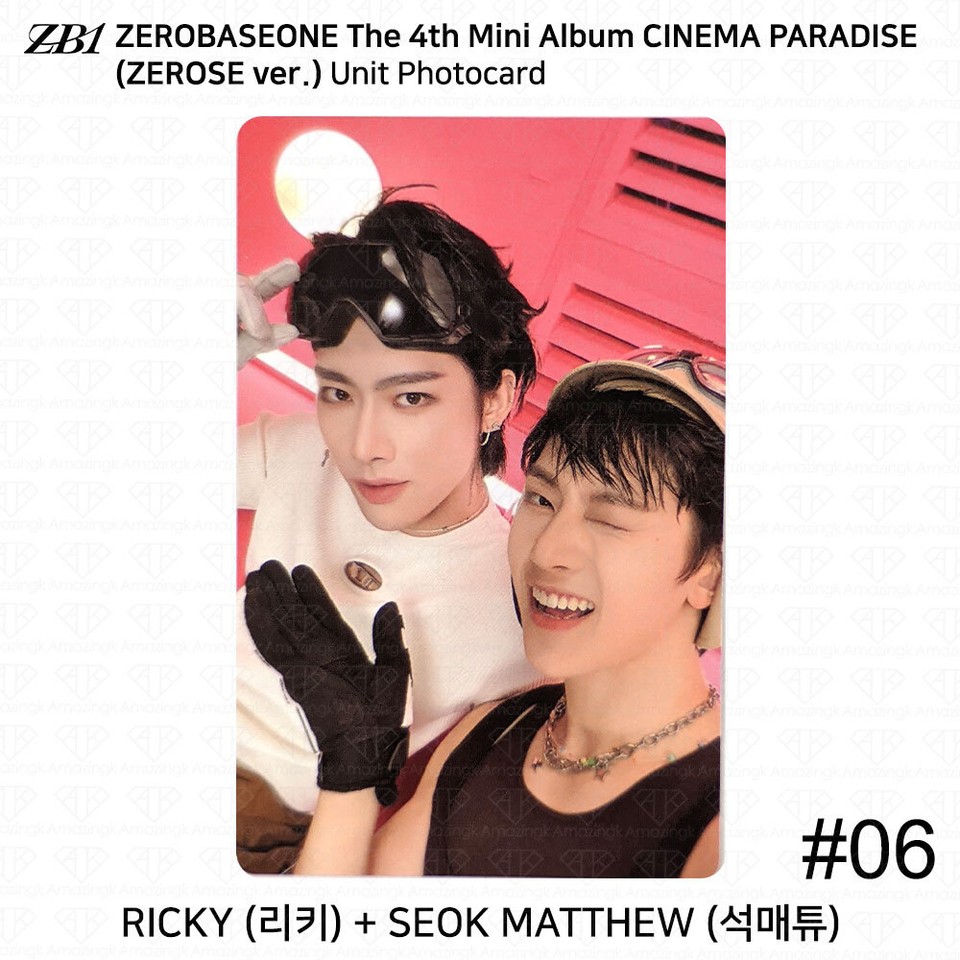 ZEROBASEONE ZB1 4th Mini Album CINEMA PARADISE Zerose Ver Photocard ...