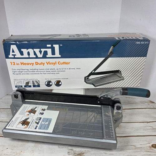 Anvil 12" Heavy Duty Vinyl Cutter For Flooring & Planks With Aluminum ...