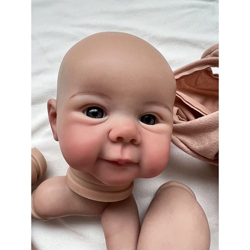 19" Painted Reborn Baby Doll Kit Part Lifelike Newborn Unfinished Kit ...