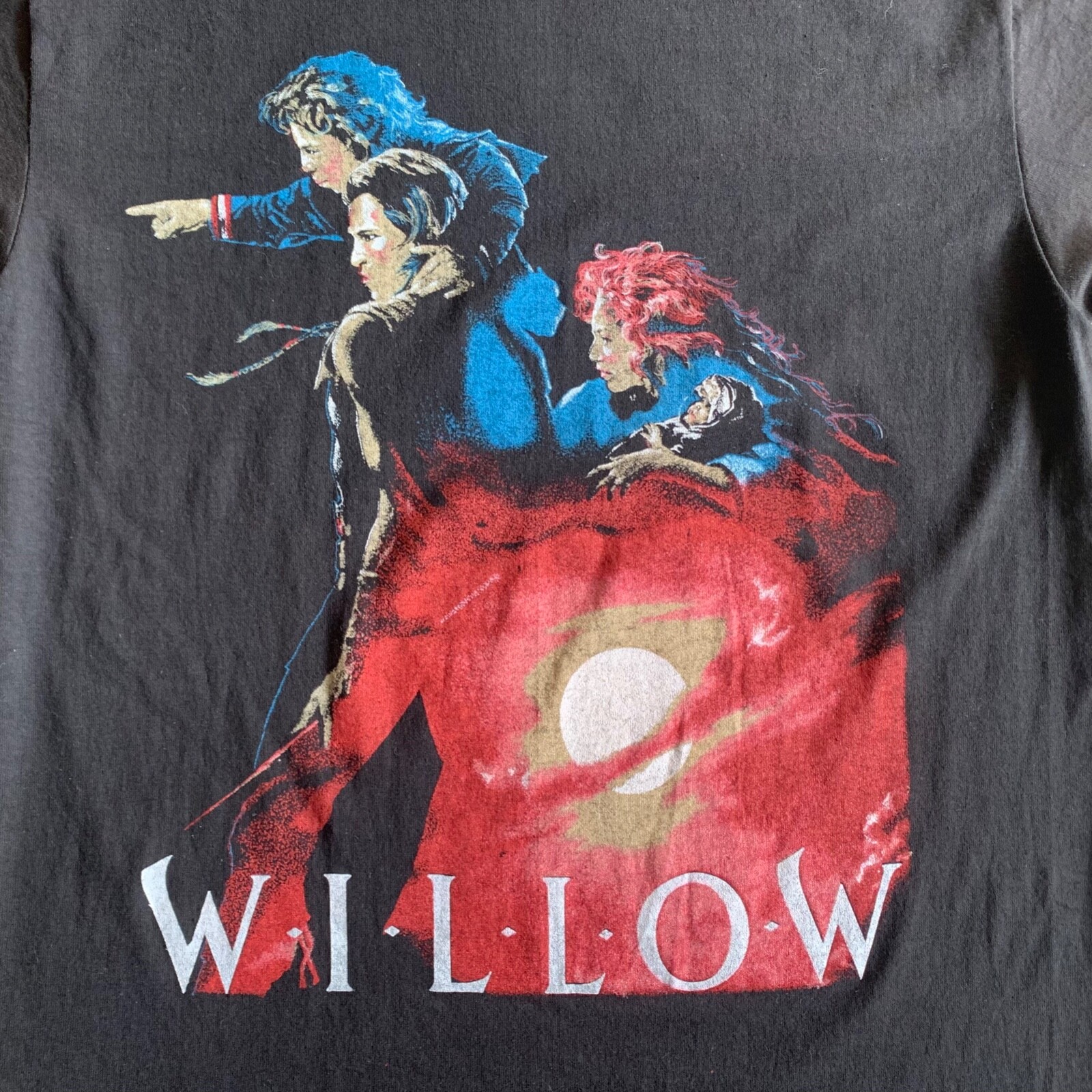 1988 VINTAGE WILLOW 80s FANTASY MOVIE PROMO T-SHIRT S… - Gem