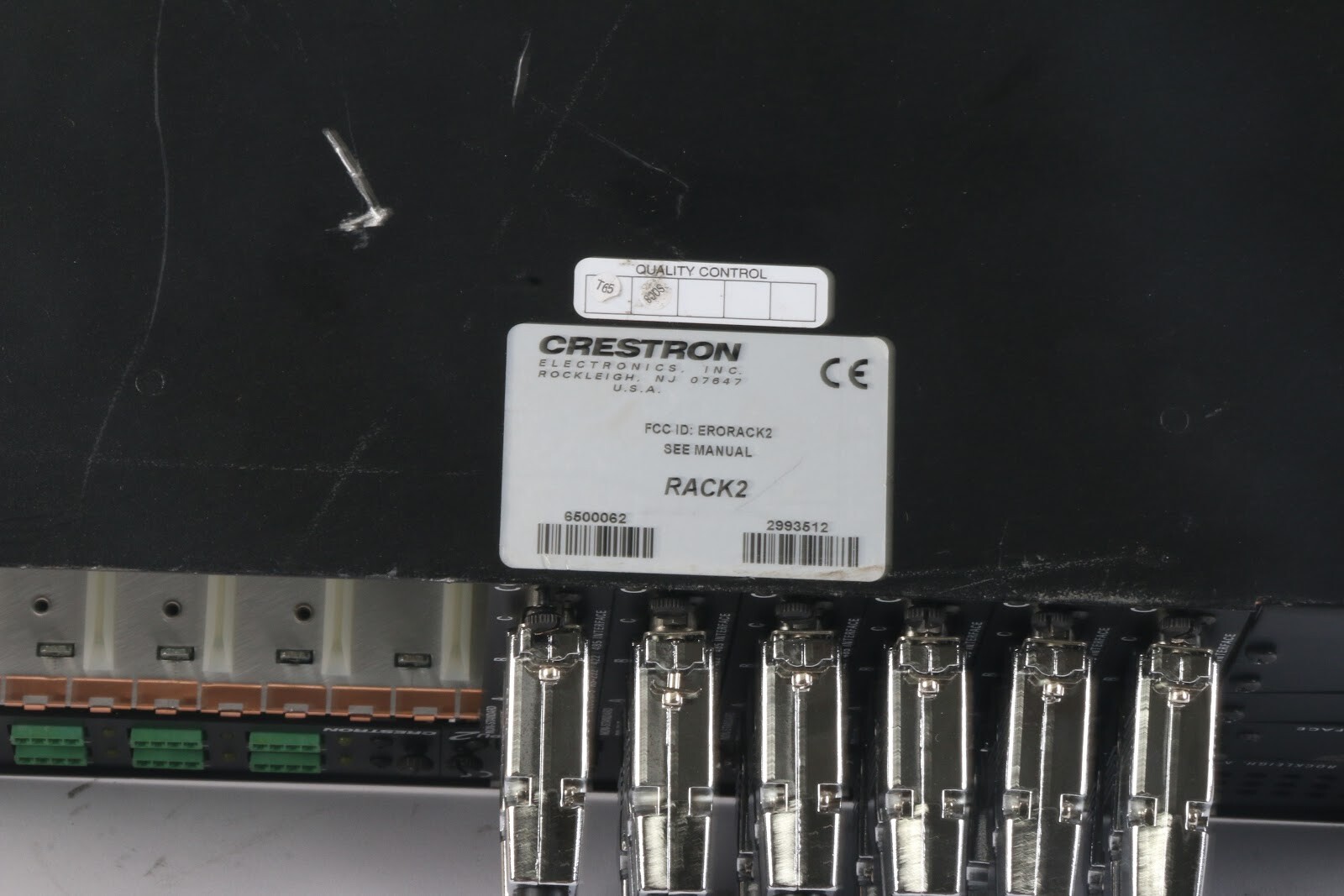 Crestron RACK2 Dual Bus Control System W/ 7x Interface Cards - Good ...