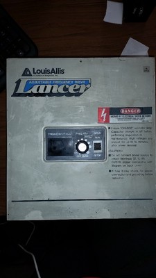 USED LOUIS ALLIS LANCER 92046 ADJUSTABLE FREQUENCY DRIVE L1 3/4HP ...