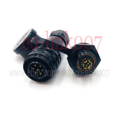 SA12 7 pin Soldering Male Plug IP67 for Lines SA1210/P7 SA1212/S7 WEIPU ...