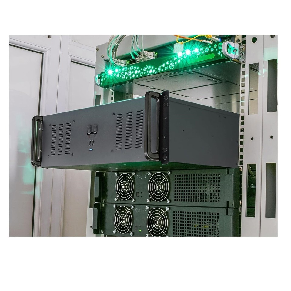 Rosewill RSV-R4200U 4U Server Chassis 11 Bay Server Case 11X 3.5 + 3X 2 ...