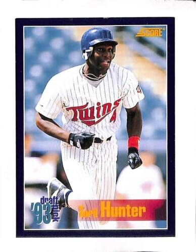 1994 Score Draft Pick Torri Hunter Rookie Card #640 Minnesota Twins 1. ...
