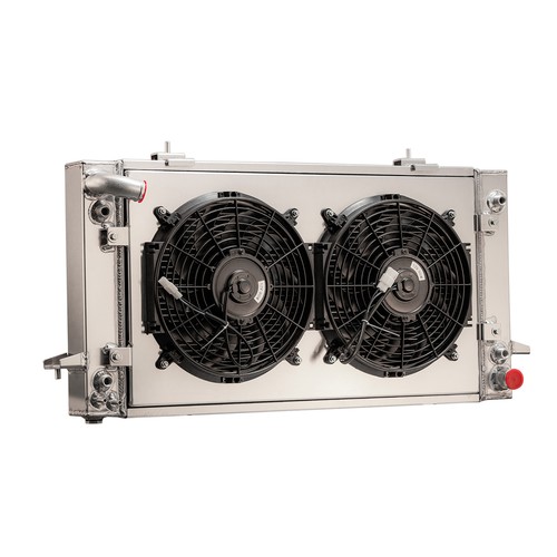 3 Row Radiator+Shroud Fan For 1987-98 1990 Land Rover Range Rover ...
