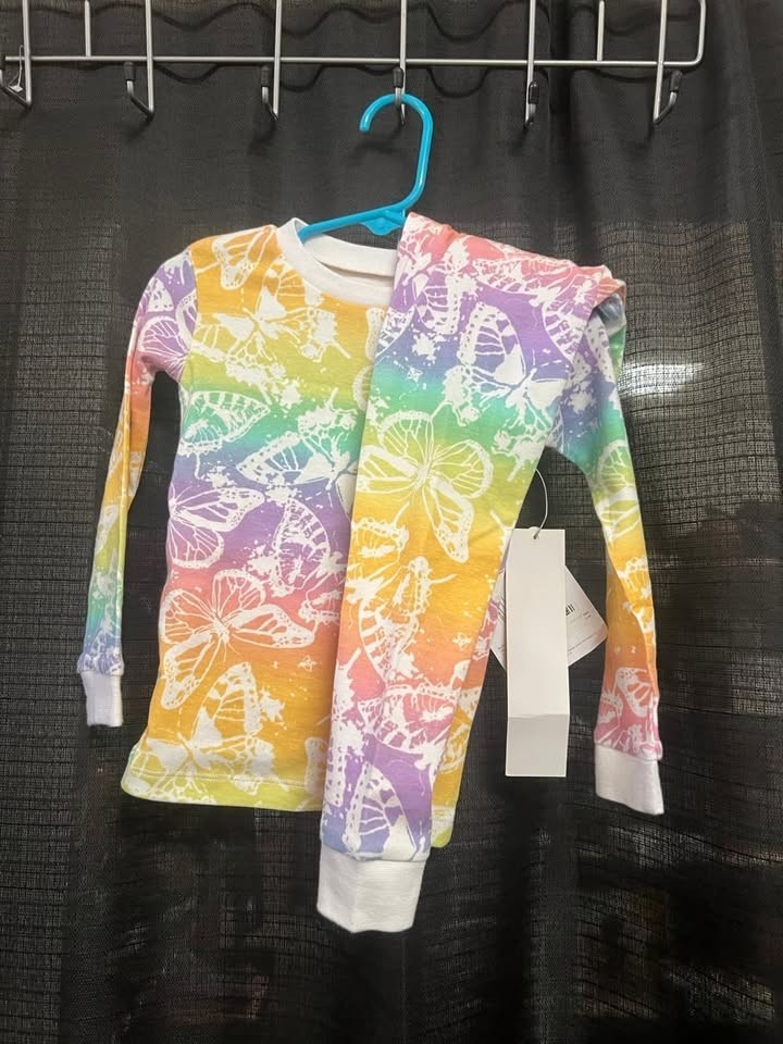 Brand New Burt's Bees Baby Girls' 2pc Pajama Set - Rainbow ...
