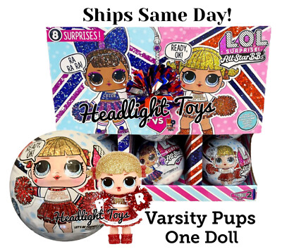 1 LOL Surprise Varsity Pups Cheer Team Doll Ball All Star BBs Series 2 ...