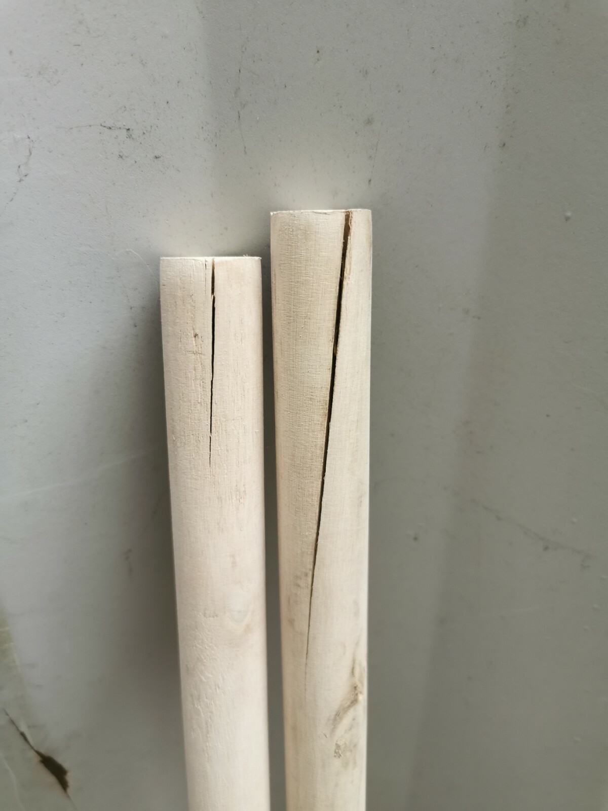 Wooden Mop Handles Poles 4FT/120cm x 24mm 15/16" Replacement Dowels ...