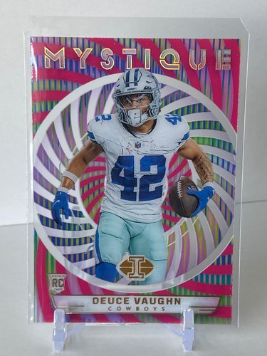 2023 ILLUSIONS DEUCE VAUGHN PINK MYSTIQUE ROOKIE INSERT (394/399 ...
