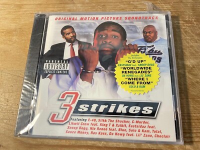 3 STRIKES (Various Artists) OOP 2000 Priority Records Soundtrack CD ...
