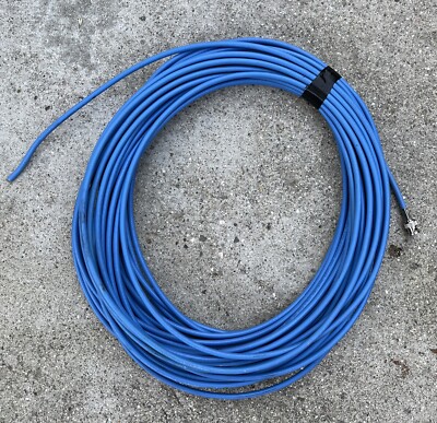 Belden 8241 RG-59/U Coaxial Cable, Blue, 75 Ohm E108998 Shielded, 94ft ...