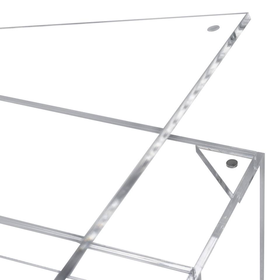 5 Slot Clear Acrylic Collectors Sports Card Storage Box, Trading Cards ...