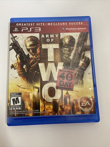 Army of Two: The 40th Day (Sony PlayStation 3, 2010)- Great Condition!👍 ...