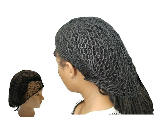 5 PCS Black Fishnet Hair Net Hairnet Cover Cap Hat for Chefs, Cooks ...