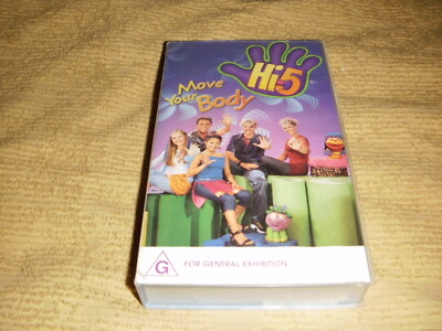 Hi 5 MOVE YOUR BODY kids VHS TAPE family children VIDEO PAL | eBay