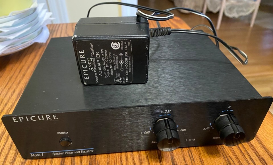 Vintage Pair Epicure EPI Model 1 Speakers w/ Equalizer - All working | eBay