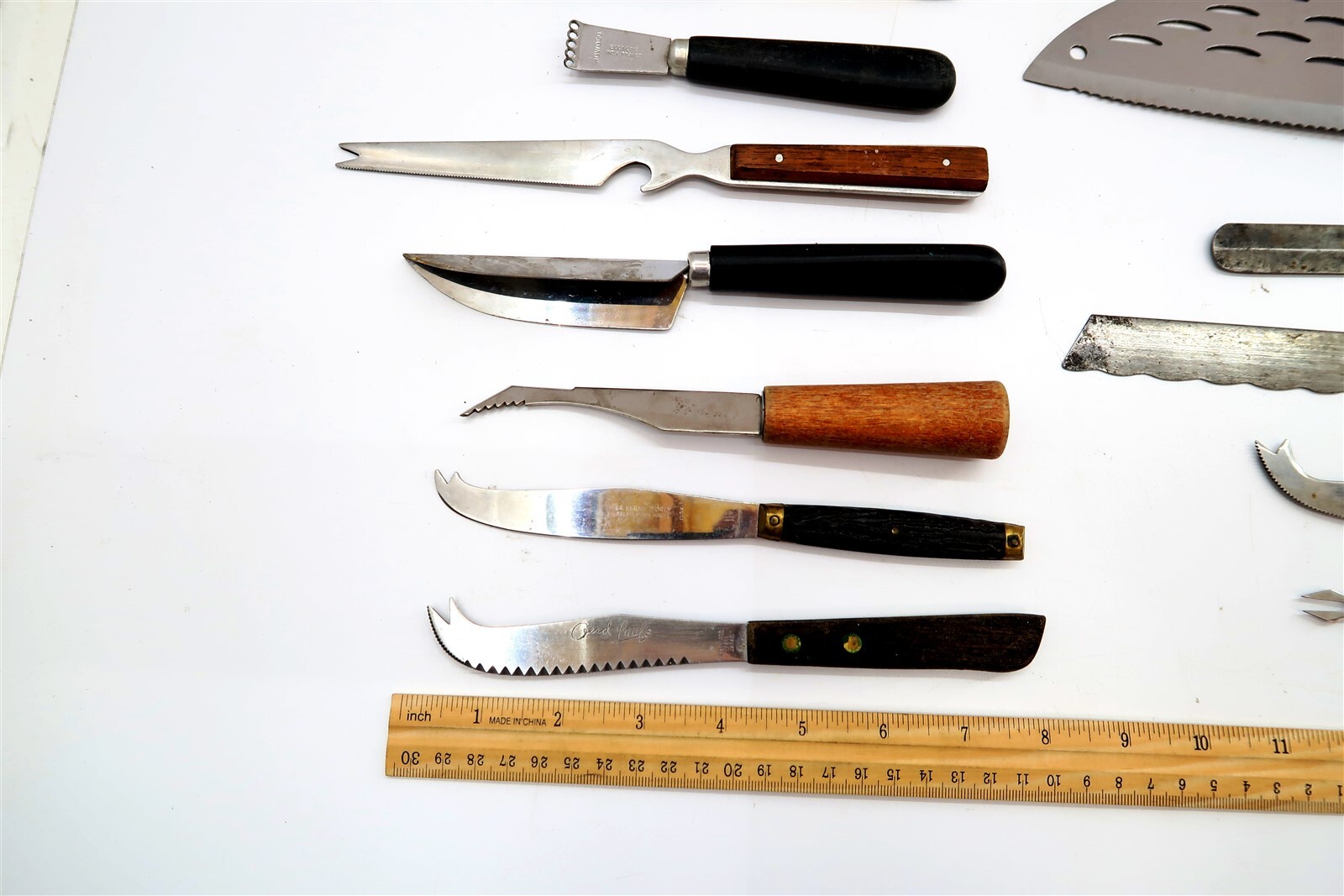 Lot of 21 Vintage Unique Kitchen Knives Knifes ~ Bread, Cheese ...