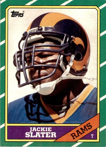 1986 TOPPS. JACKIE SLATER. LOS ANGELES RAMS #85 | eBay