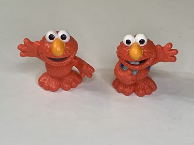 2010 & 2013 Hasbro Sesame Workshop Elmo PVC Figures | eBay