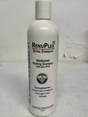 RenuPlex Medicated Dog Mange Shampoo. Extra Strength Mange Shampoo for ...