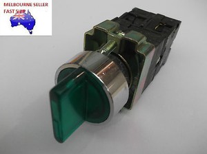 ILLUMINATED GREEN 2 POSITION ON/OFF SELECTOR SWITCH 240V | eBay