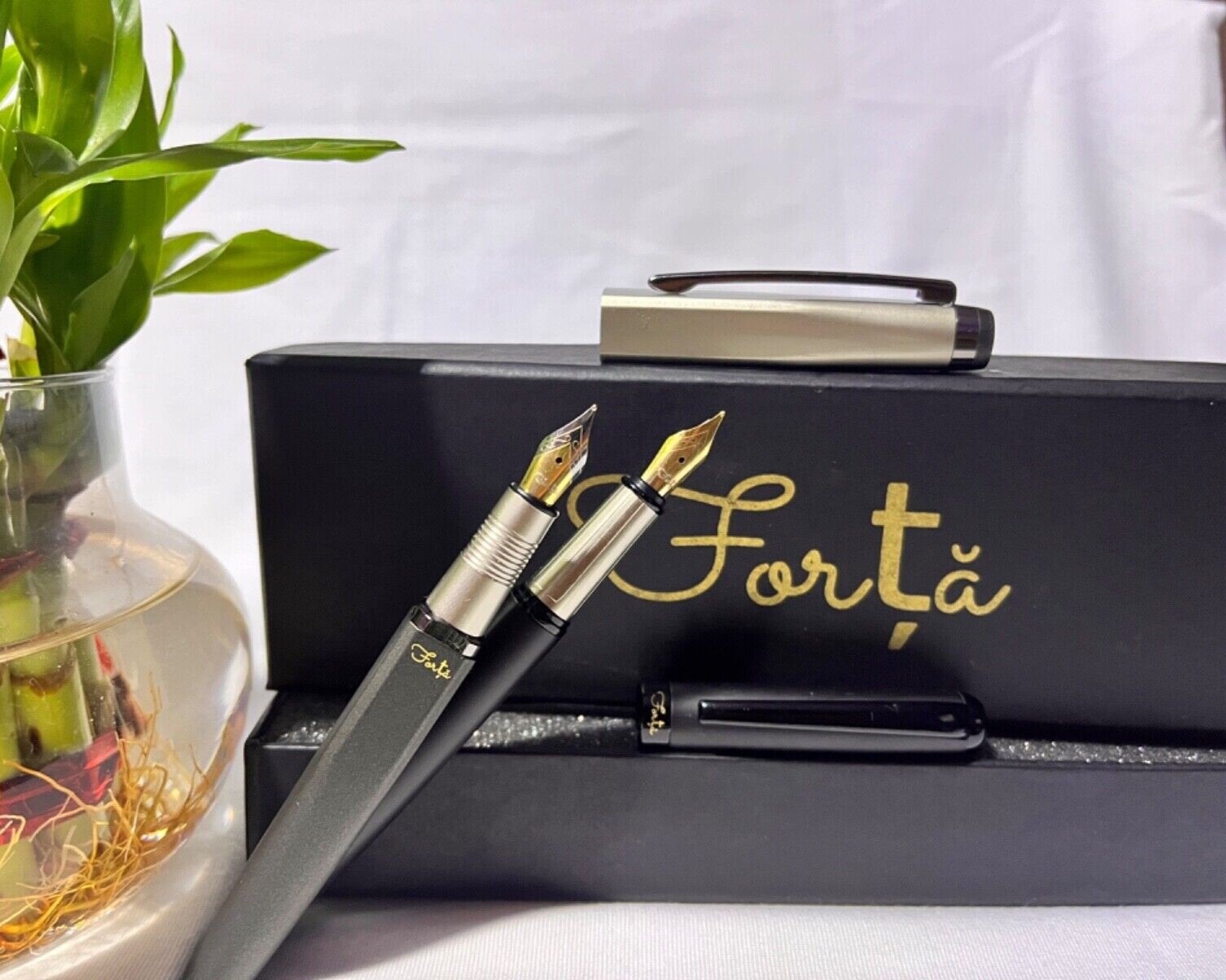 PREMIUM forta fountain pen with converter and blue ink| A perfect gift ...
