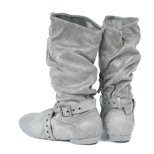 Jouncing Sole Boot Step Women Latin Dance Boots Long Line Shoes Swing ...