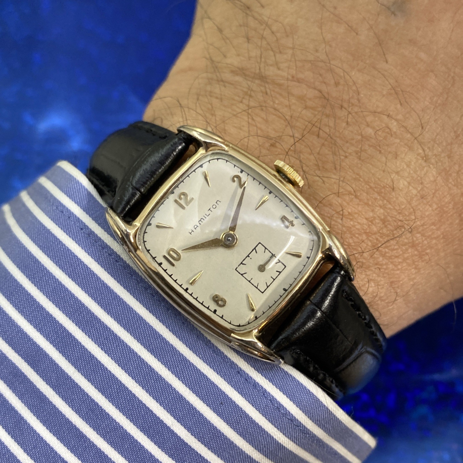 Vintage 1951 Man’s HAMILTON DARRELL Stunning Ivory Dial Fully Serviced ...