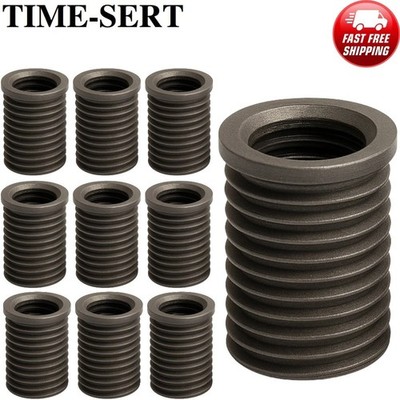 10 x M10 x 1.25 x 9mm TIME SERT® INSERTS 9mm length for - Thread Repair ...