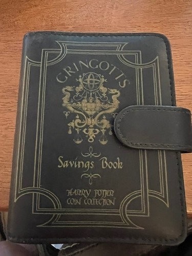 Harry Potter Gringotts Full 24 Character Coin Collection Savings Book ...