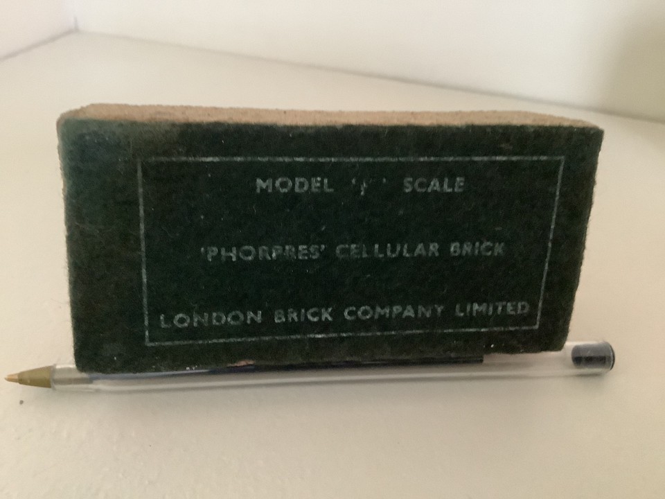 Vintage New LONDON BRICK COMPANY. Model Scale. Phorpres cellular | eBay UK
