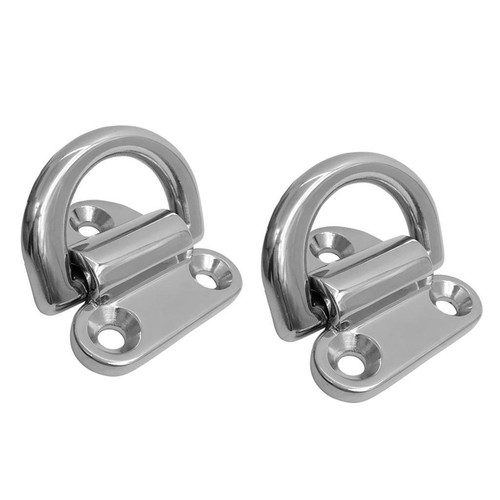 8pcs Folding D Ring Tie Down Lashing Point Anchor Fixing | eBay