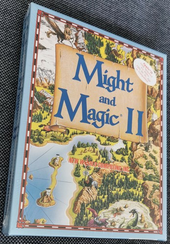 MIGHT and MAGIC II + Book One ~ Apple II ~ BIG boxed ~ BRAND NEW/SEALED ...