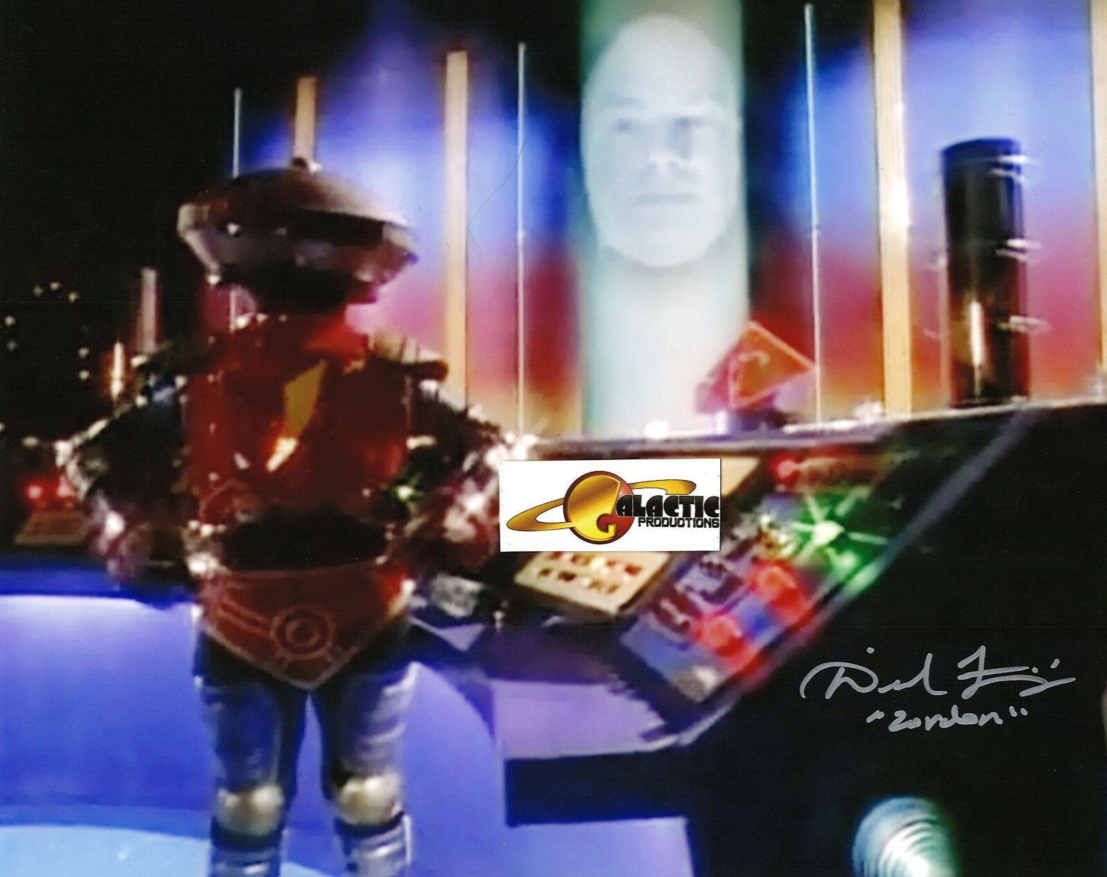 Mighty Morphin Power Rangers- David J. Fielding, Zordon signed 8x10 ...