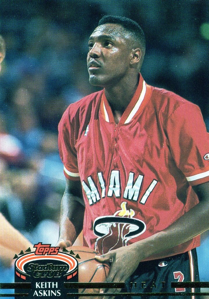 1992-93 Topps Stadium Club Keith Askins #369 Miami Heat | eBay