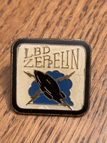 Vintage Led Zeppelin Spaceship Enamel Badge Pin | eBay