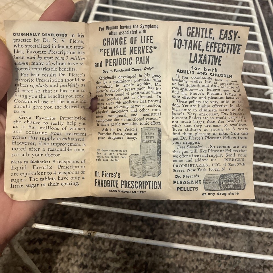 Dr. Pierre’s Favorite Prescription Tablets New Old Stop With Box And ...