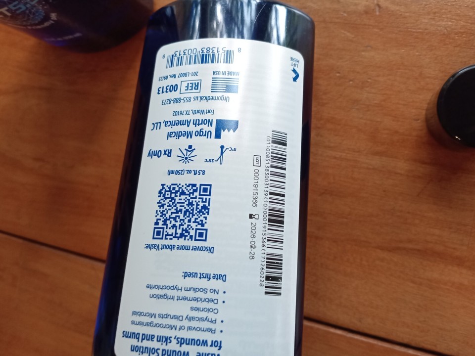 11x Bottles Steadmed Vashe® Wound Solution (PACK OF 11) EXP 2026 Sealed ...