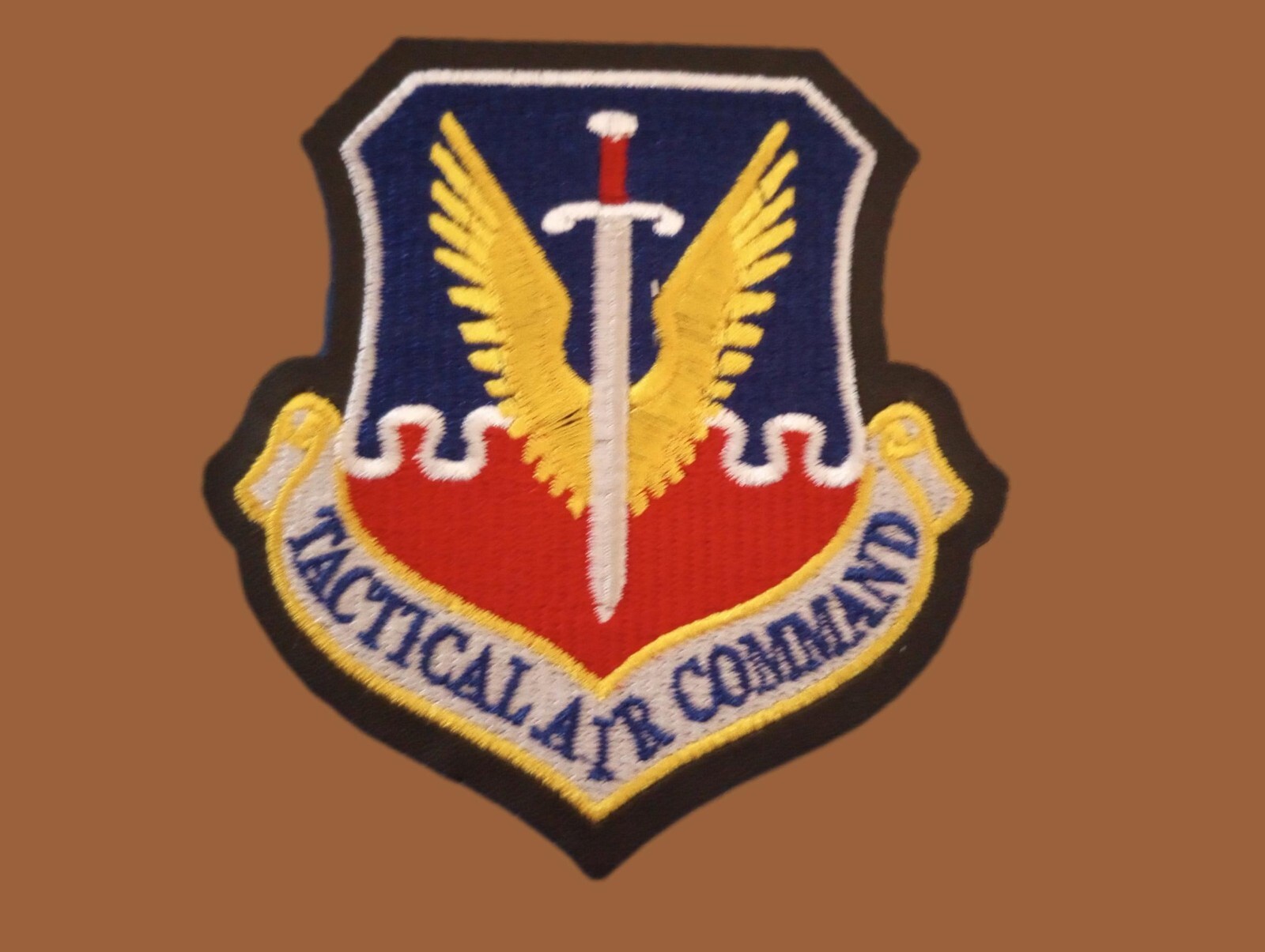 U.S MILITARY AIR FORCE TAC TACTICAL AIR COMMAND PATCH 4 1/8" X 3 3/4 " | eBay