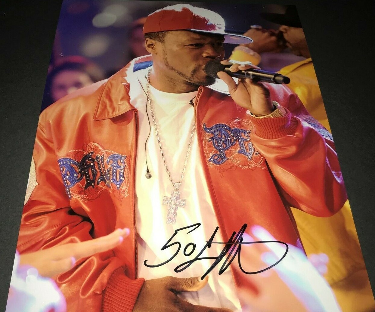 50 Cent Curtis Jackson Rapper Concert Signed 11x14 Photo Autographed ...