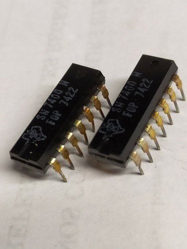 7400 Circuit intégré SN7400N SN7400 N Lot 2 Pcs NOS IC28 | eBay