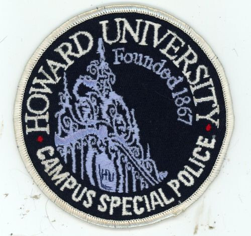 WASHINGTON DC HOWARD UNIVERSITY CAMPUS SPECIAL POLICE 4" SHOULDER PATCH ...