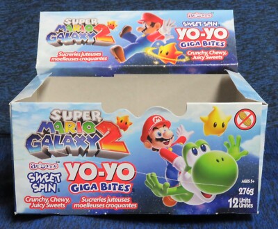 2011 Nintendo Super Mario Galaxy Sweet Spin YoYo Bites Display Box Only ...