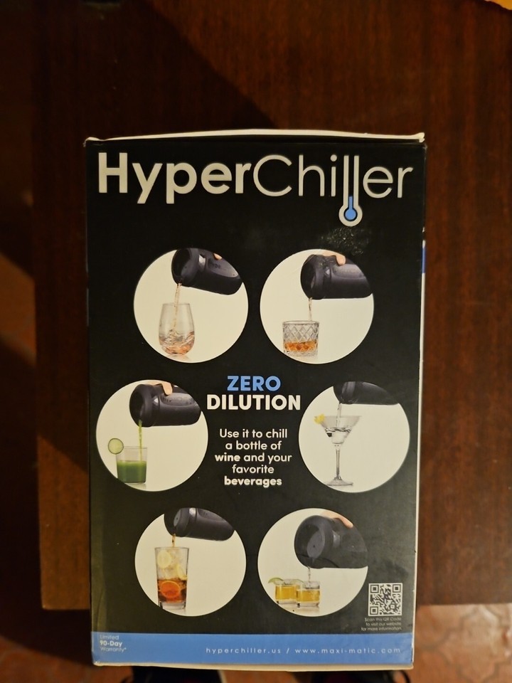 Maxi-Matic HC2 HyperChiller 12.5 oz Beverage Cooler - Black ...