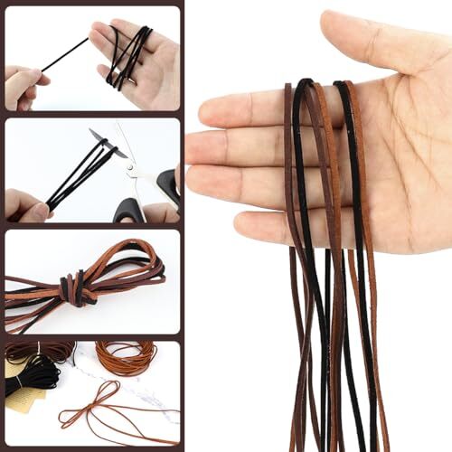 Leather String Suede Cord Leather Cords Rope String for Jewelry Making ...