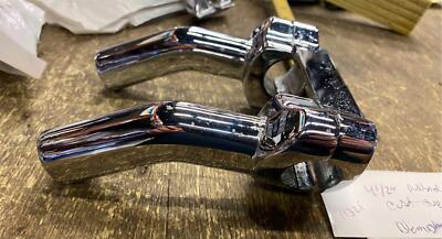 4 1/2" Pullback risers Top Clamp Harley softail wide Glide Chopper ...